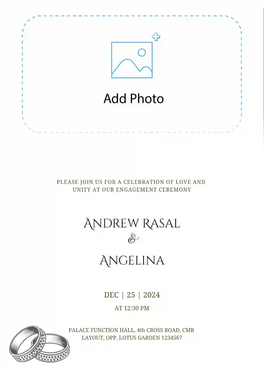 Create Free Engagement Invitation Online (No Watermark)